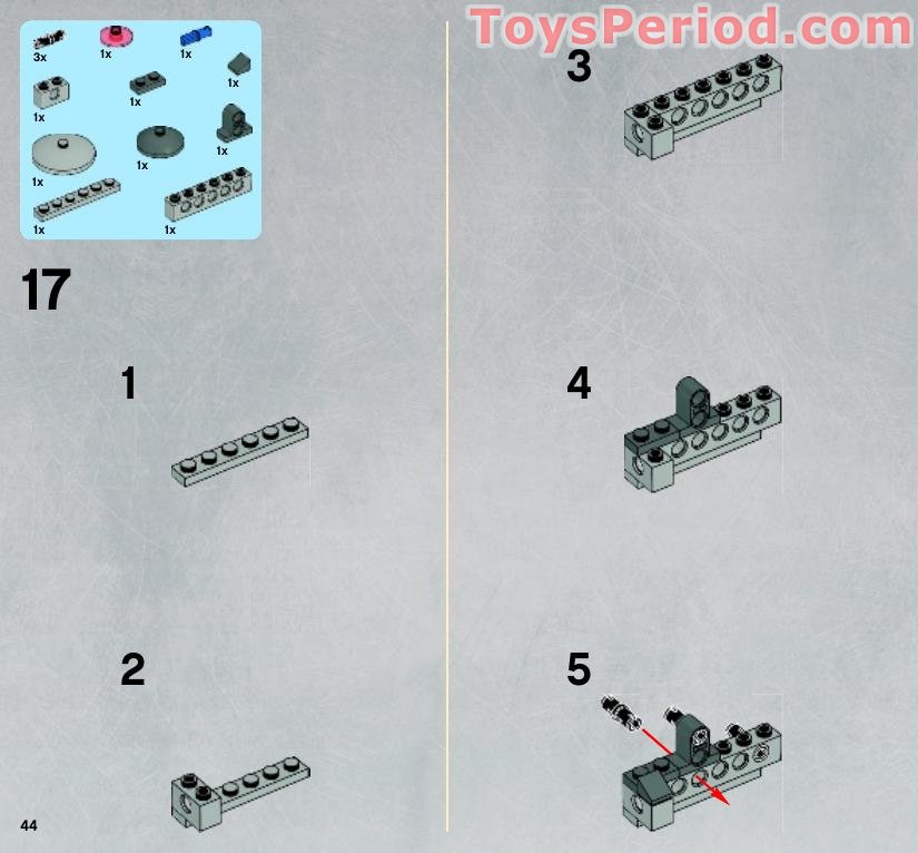 LEGO 7869 Battle for Geonosis Instructions and Parts List