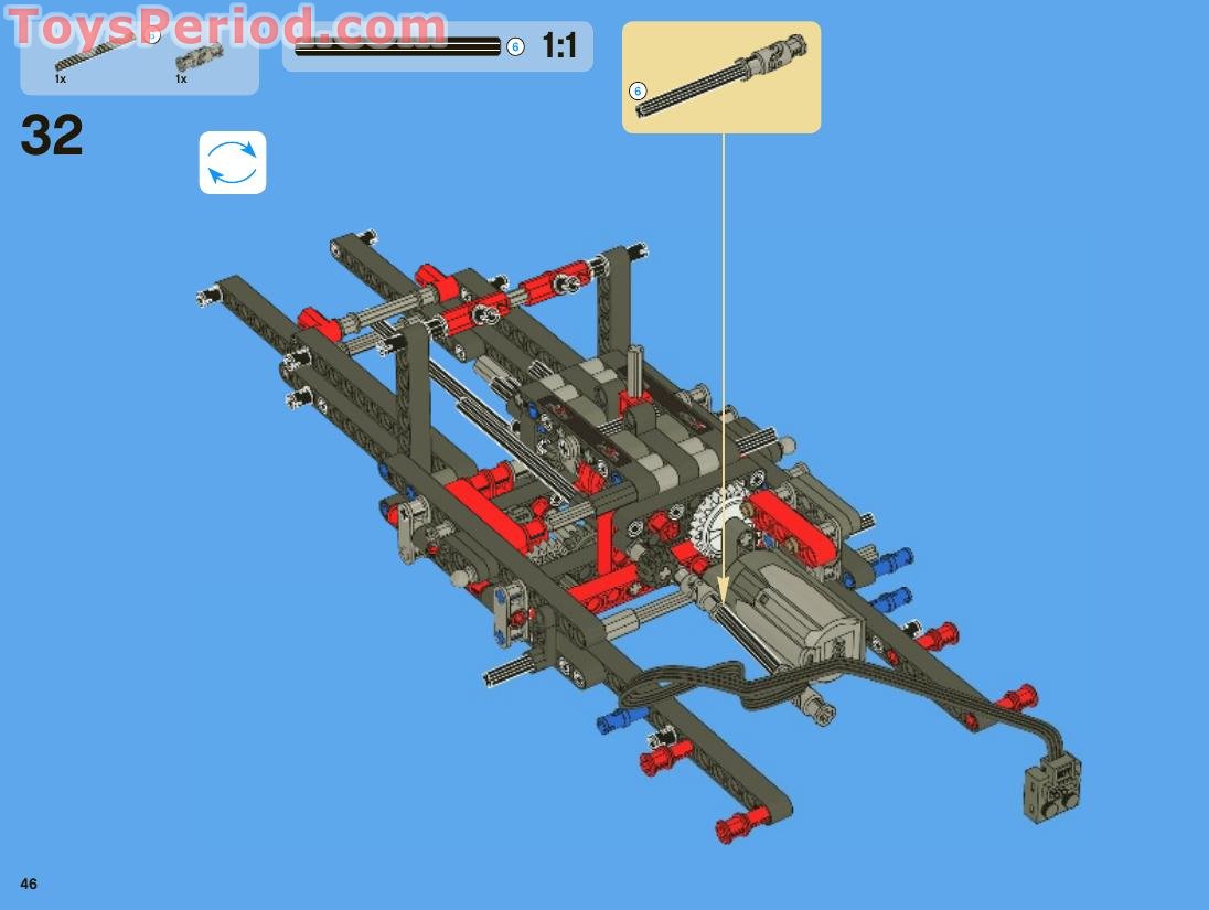 LEGO 8070 Supercar Instructions and Parts List