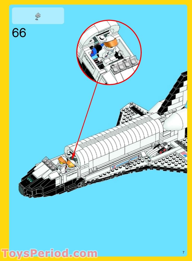 LEGO 10231 Shuttle Expedition Instructions and Parts List