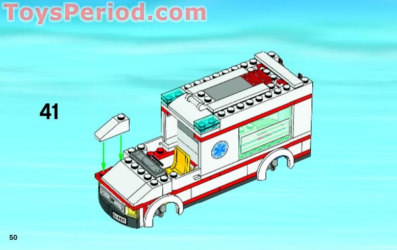 LEGO 4431 Ambulance Instructions and Parts List