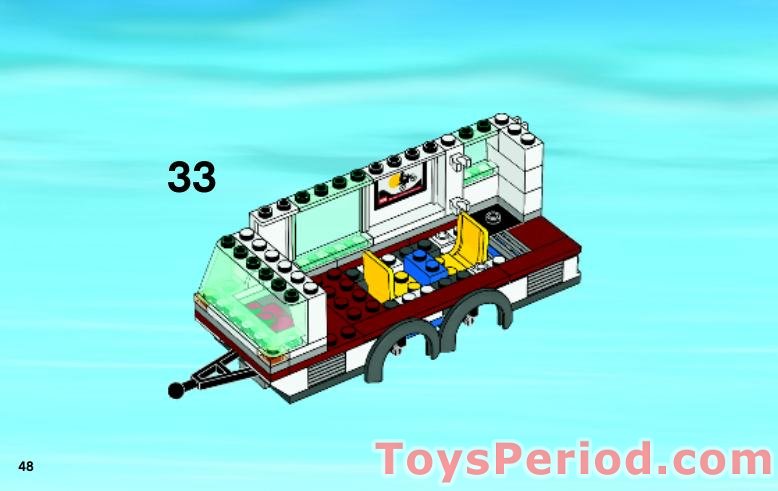 LEGO 4435 Car and Caravan Instructions and Parts List