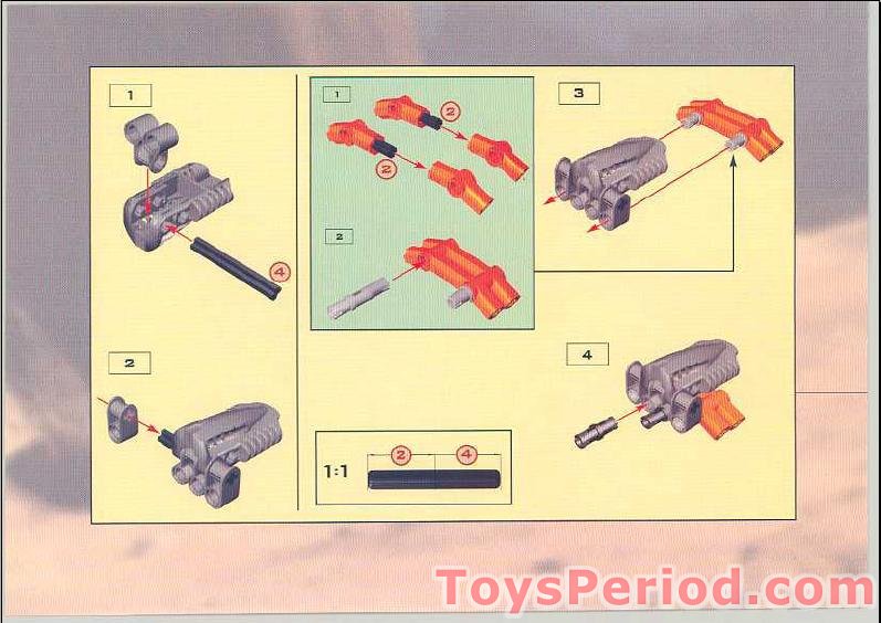LEGO 10023 Bionicle Master Builder Set Instructions and Parts List