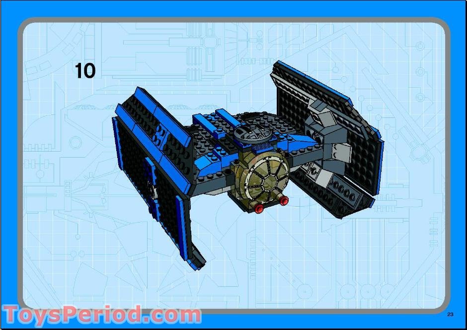 LEGO 10131 TIE Collection Instructions and Parts List
