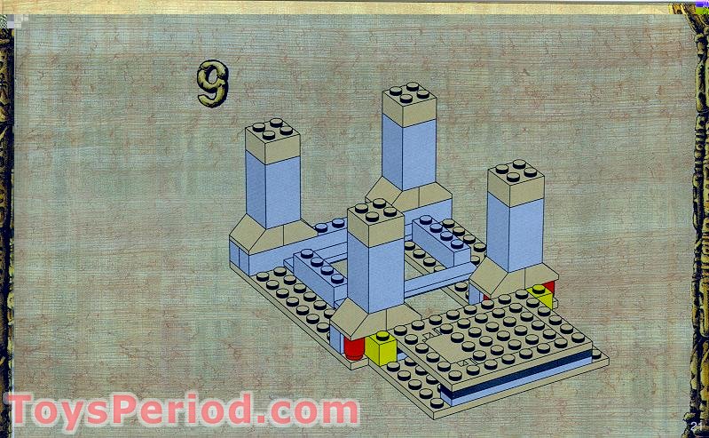 LEGO 3722 Treasure Tomb - TRU Instructions and Parts List