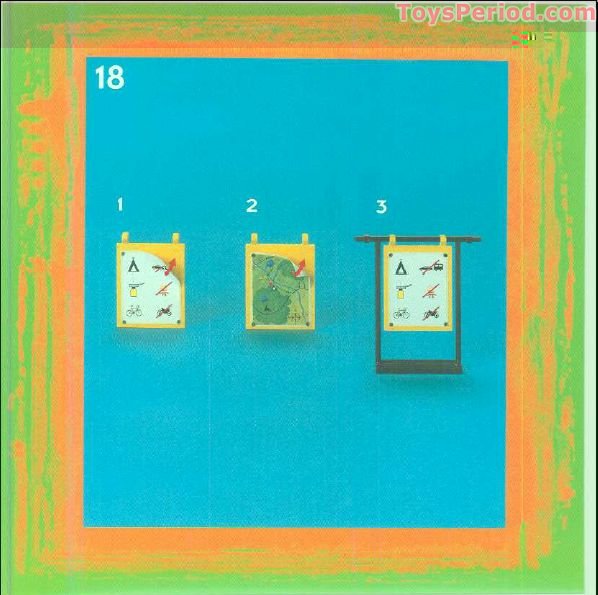 LEGO 3143 Camping Trip Instructions and Parts List