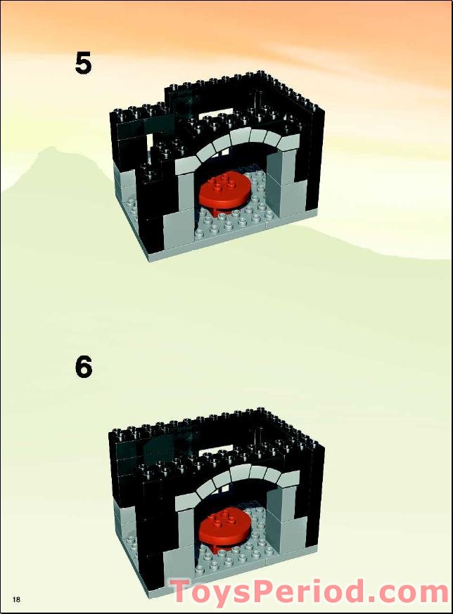 LEGO 4785 Black Castle Instructions and Parts List