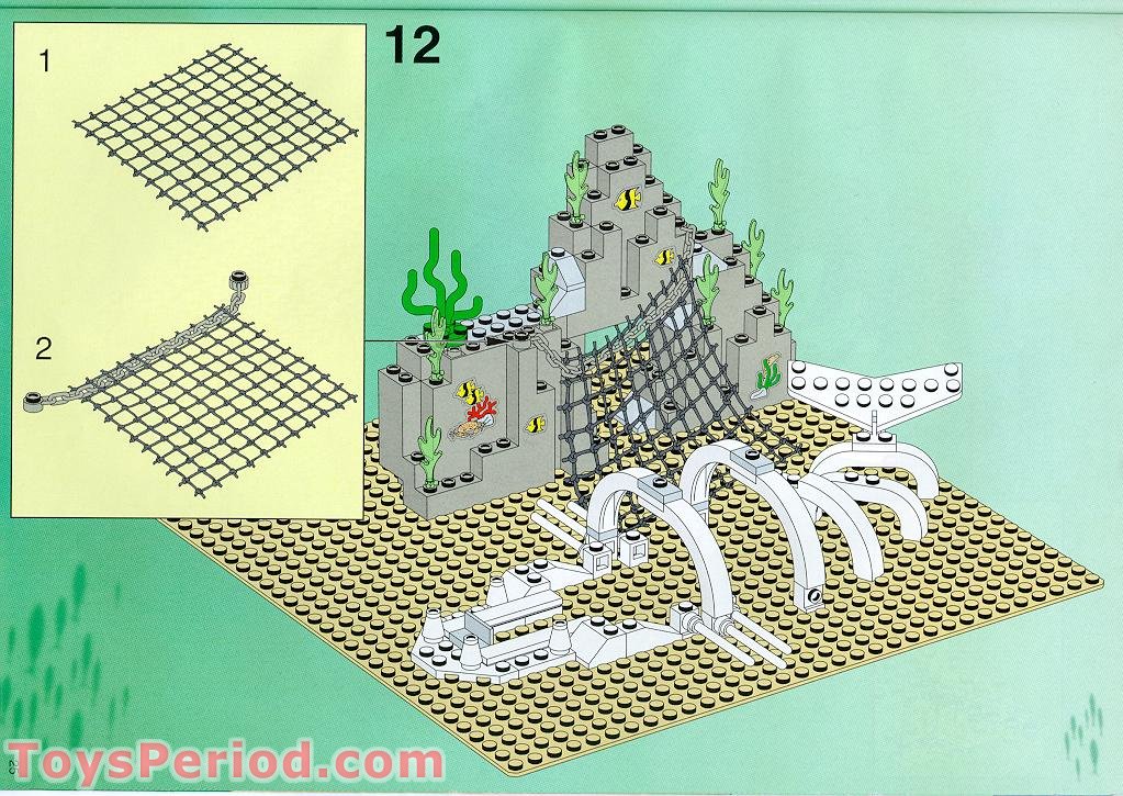 LEGO 6559 Deep Sea Bounty Instructions and Parts List