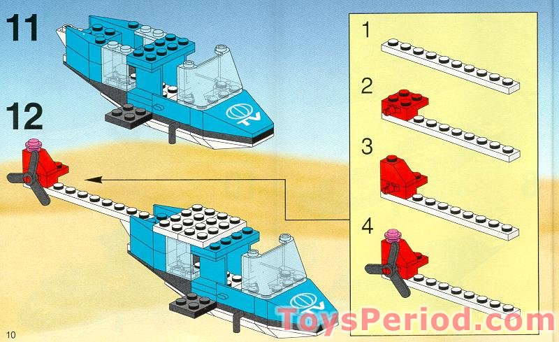 LEGO 6553 Crisis News Crew Instructions and Parts List