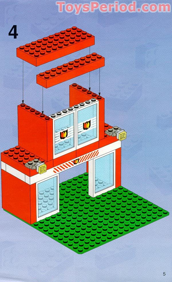 LEGO 6554 Blaze Brigade Instructions and Parts List