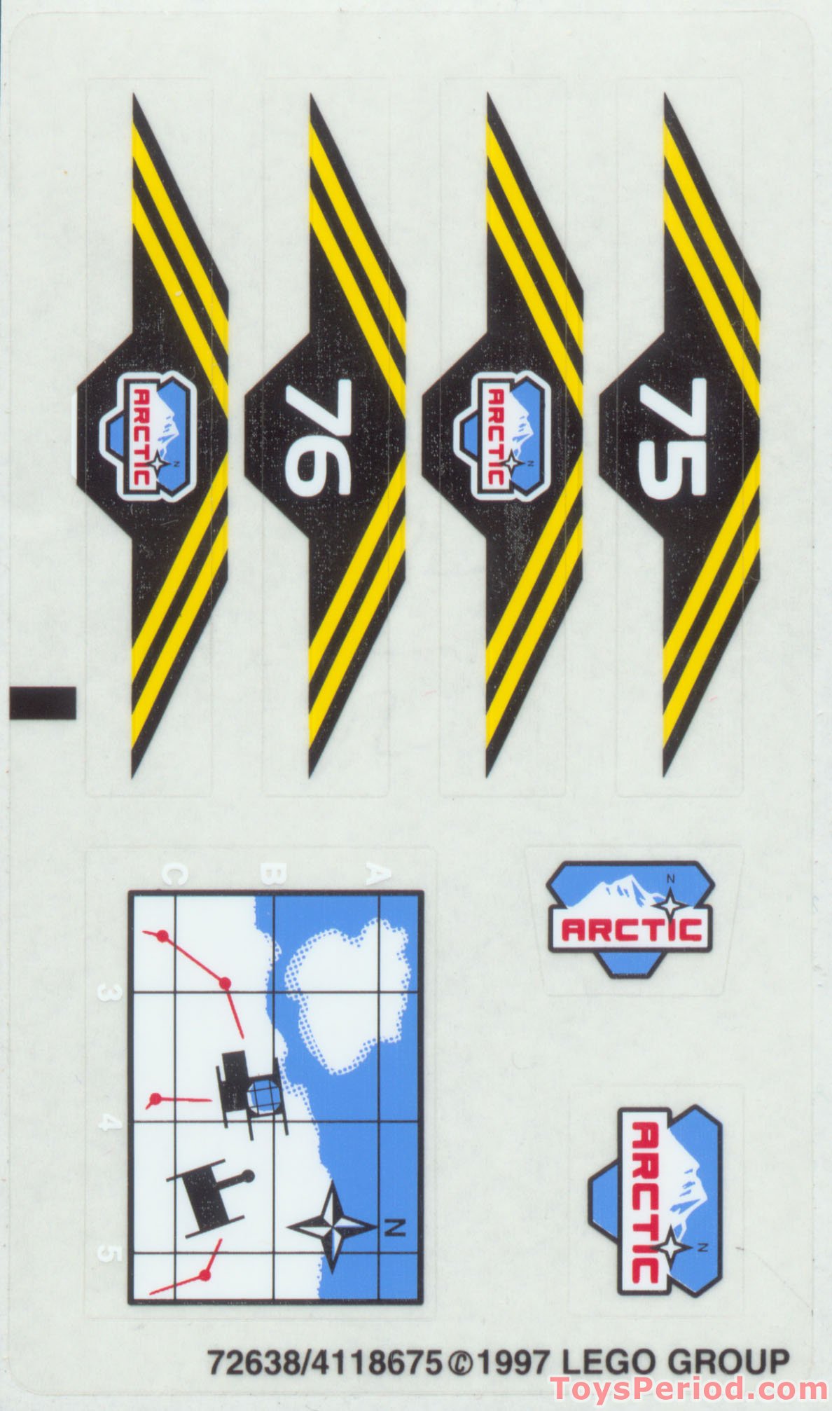 LEGO 6575 Polar Base Instructions and Parts List