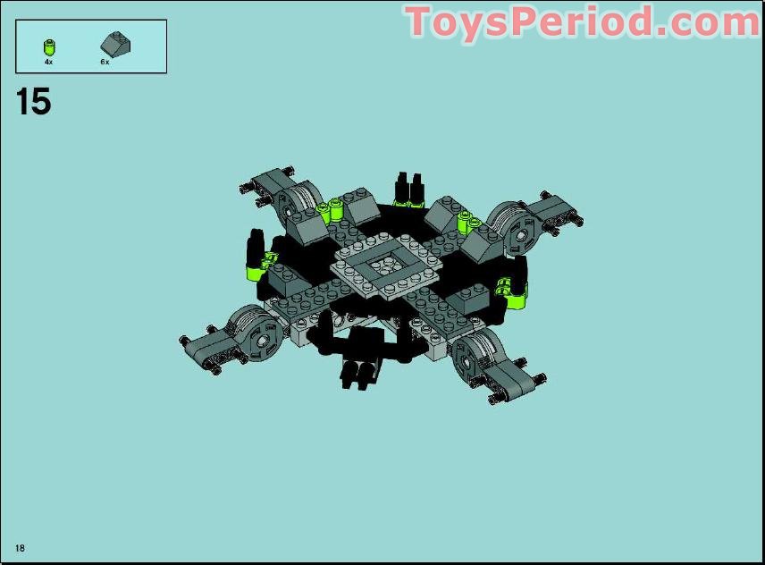 LEGO 7707 Striking Venom Instructions and Parts List