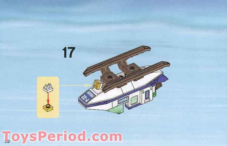 LEGO 7741 Police Helicopter Instructions and Parts List