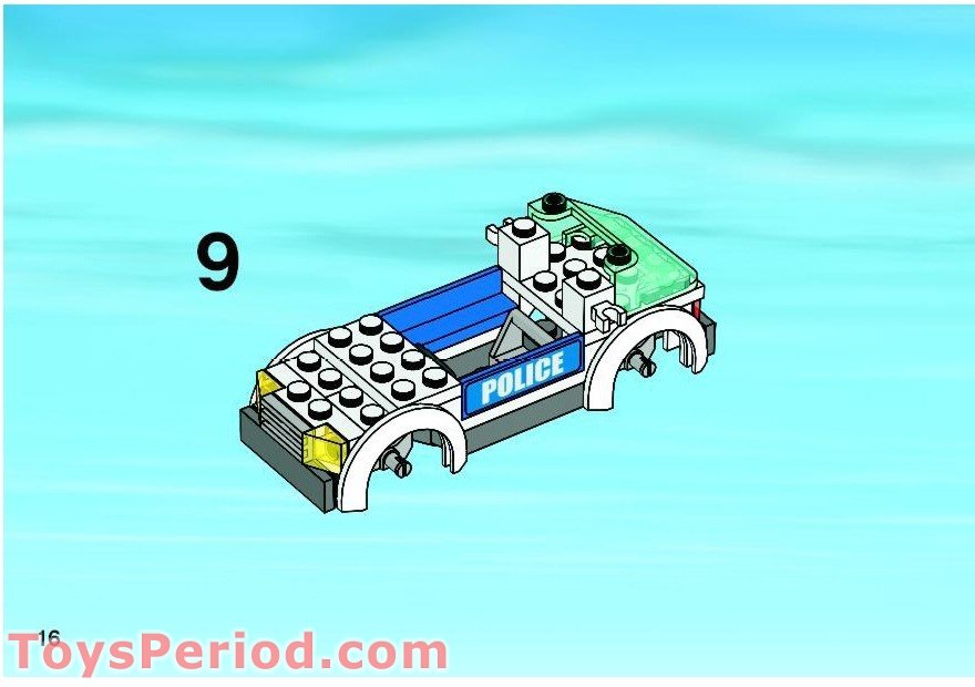 LEGO 7744 Police Headquarters Instructions and Parts List