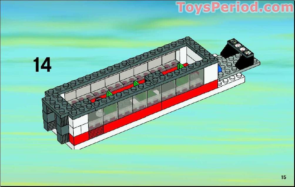 LEGO 7897 Passenger Train Instructions and Parts List