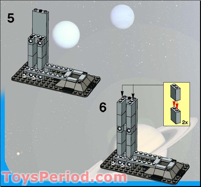 LEGO 7469 Mission to Mars Instructions and Parts List
