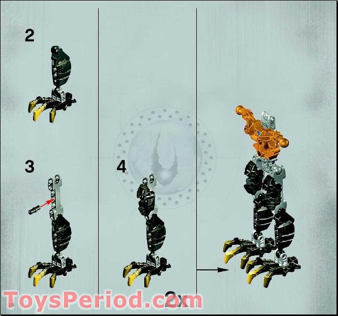 LEGO 8626 Irnakk Instructions and Parts List