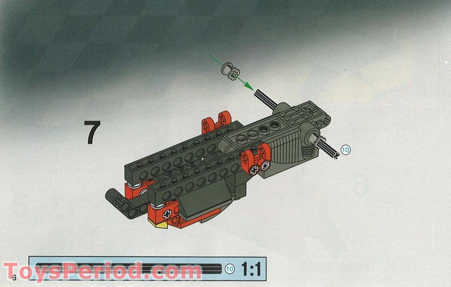 LEGO 8136 Fire Crusher Instructions and Parts List