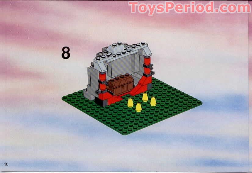 LEGO 6262 King Kahuka's Throne Instructions and Parts List