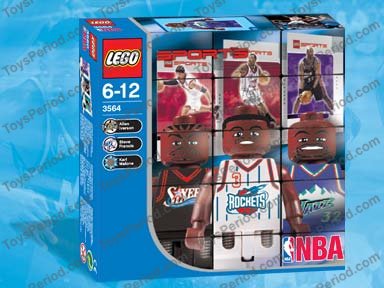 LEGO 3564 NBA Collectors Number 5 Set Parts List