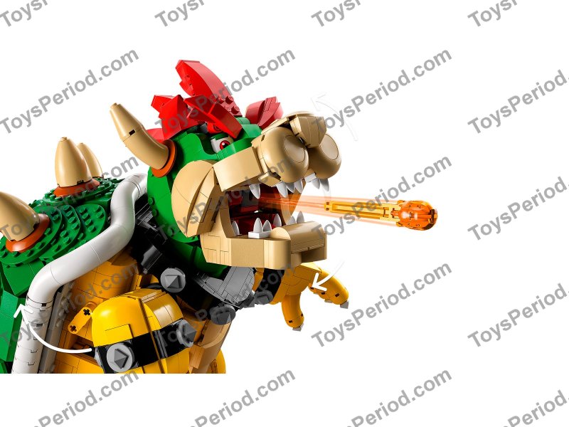 LEGO 71411 The Mighty Bowser Set Parts List