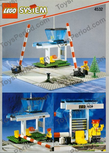 LEGO 4532 Manual Level Crossing Instructions and Parts List