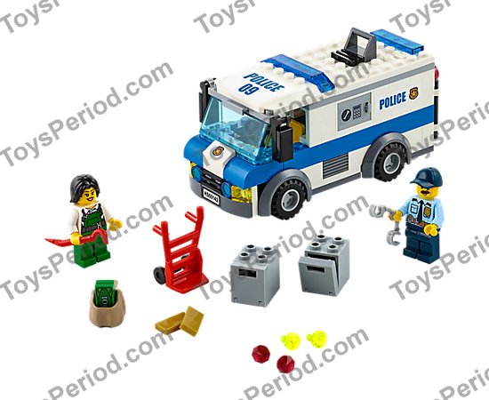 LEGO 60142 Money Transporter Set Parts List