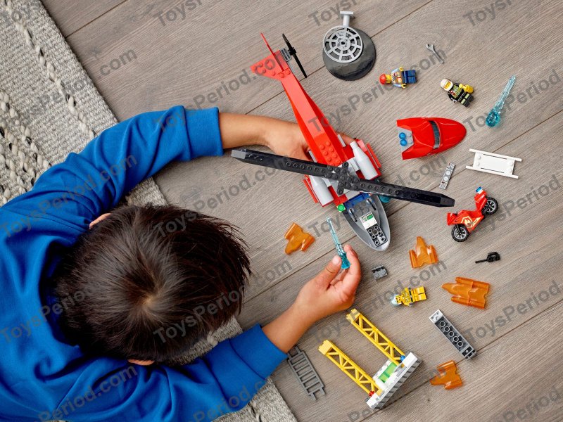 LEGO 60281 Fire Rescue Helicopter Set Parts List
