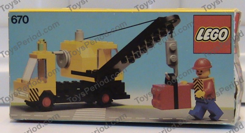 LEGO 670-1 Mobile Crane Instructions and Parts List