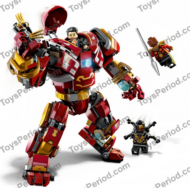 LEGO 76247 The Hulkbuster: The Battle of Wakanda Set Parts List