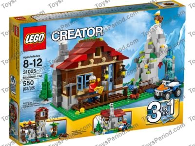 LEGO 31025 Mountain Hut Set Parts List