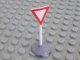 LEGO Sets with Part bb134pb01c01 Road Sign Old Triangle Inverted with ...