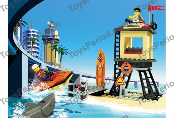 LEGO 6736 Beach Lookout Instructions and Parts List