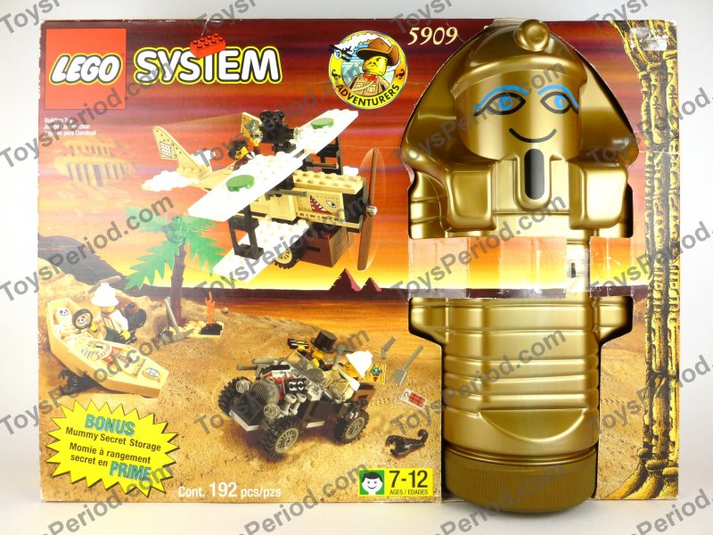 Adventurers Sets - LEGO 5909 Treasure Raiders Set Mummy Storage ...
