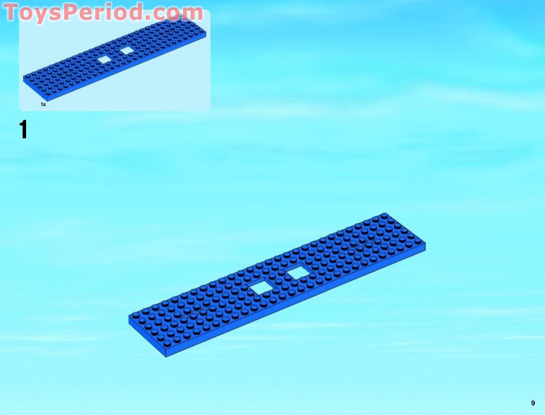 LEGO 60052 Cargo Train Instructions and Parts List