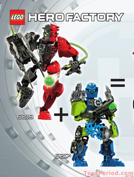 LEGO 6218 Splitface Instructions and Parts List