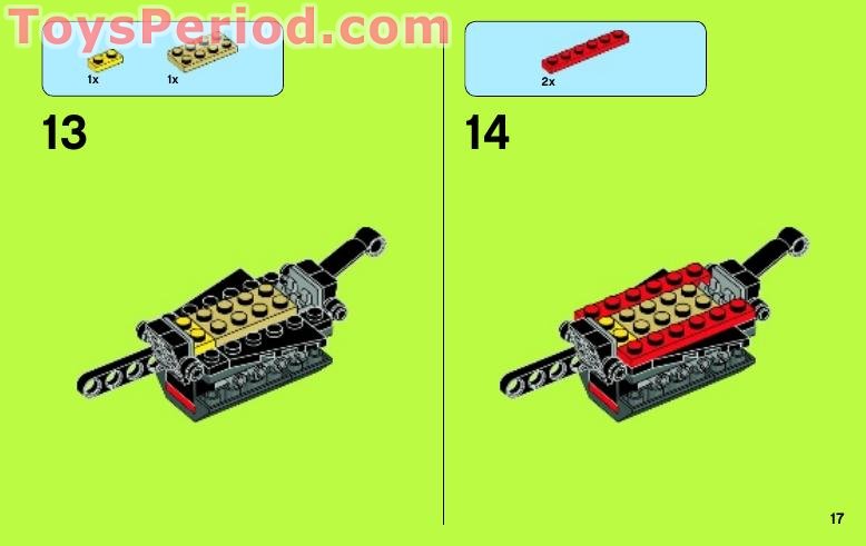 LEGO 79101 Shredder's Dragon Bike Instructions and Parts List