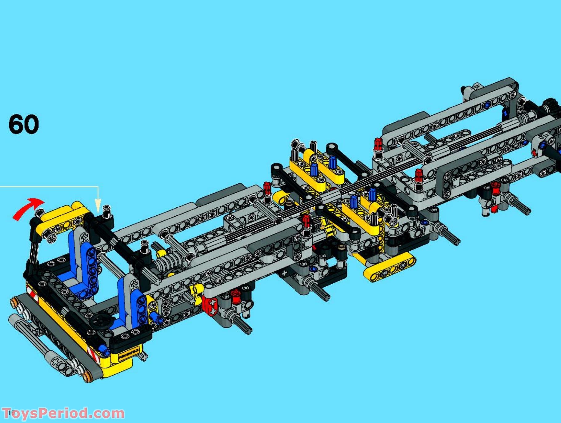 LEGO 8053 Mobile Crane Instructions and Parts List