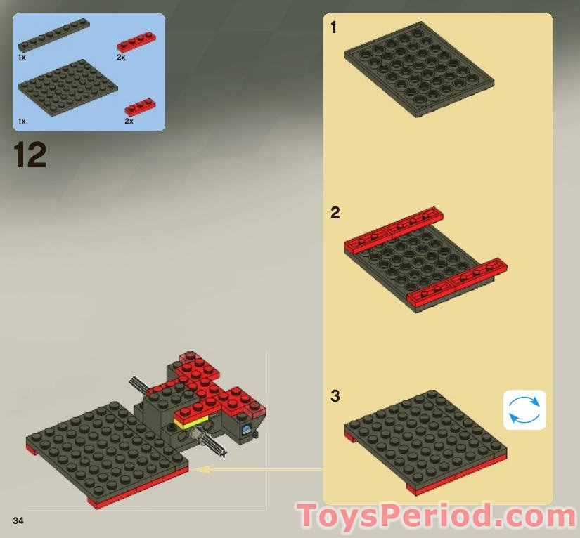 LEGO 8898 Wreckage Road Instructions and Parts List