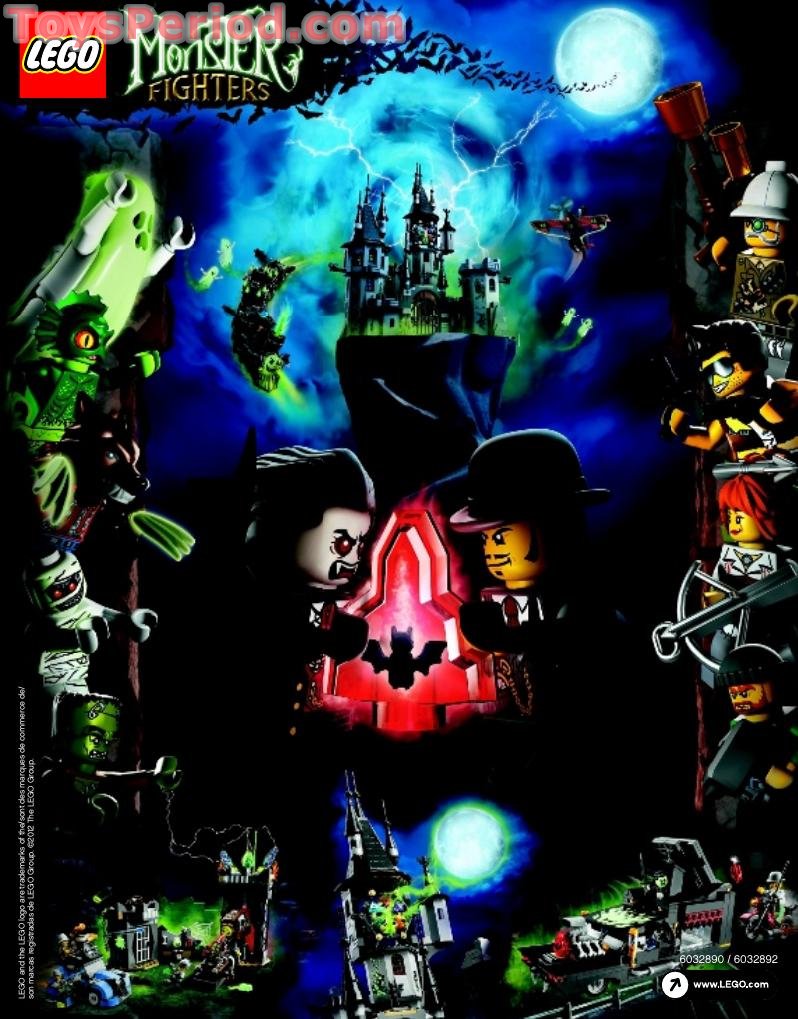 LEGO 9468 Vampyre Castle Instructions and Parts List