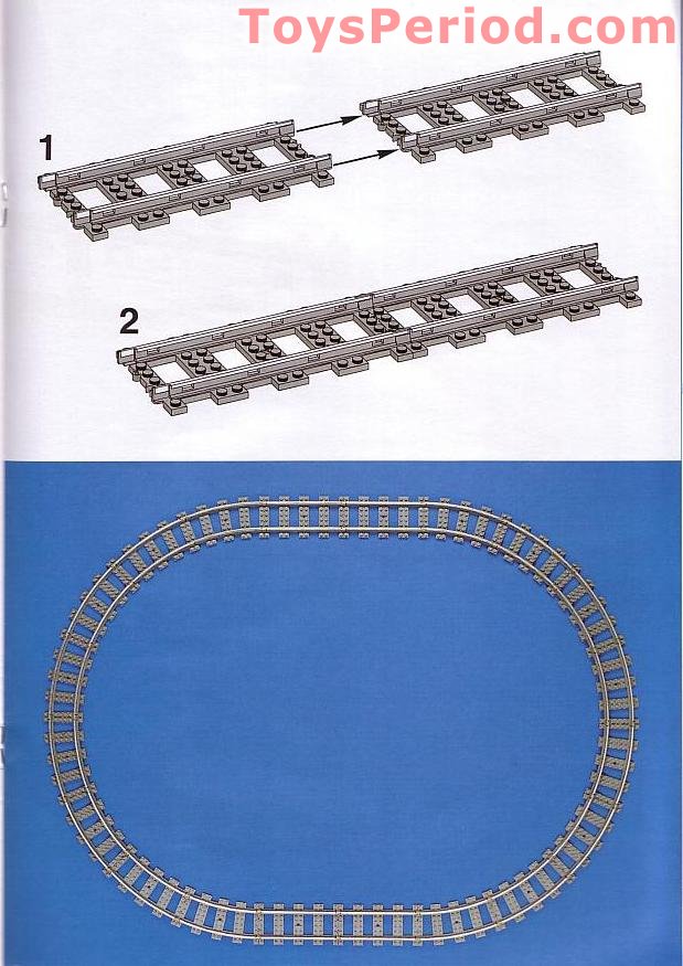 LEGO 10001 Metroliner Instructions and Parts List