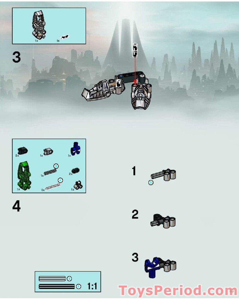 LEGO 10202-2 Ultimate Dume Instructions and Parts List