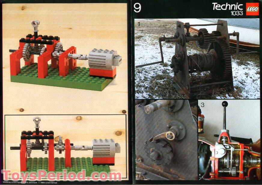 LEGO 1033 Building Instructions for Set 1032 Instructions and Parts List