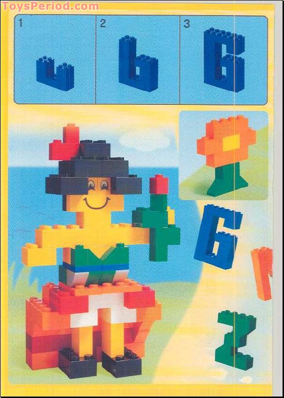 LEGO 4278 Blue Tub Instructions and Parts List