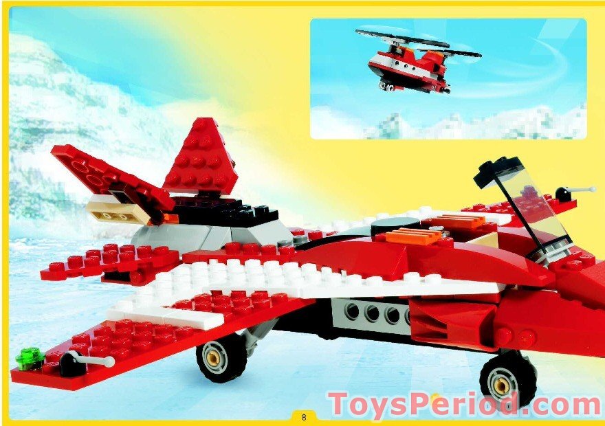 LEGO 4403 Air Blazers Instructions and Parts List