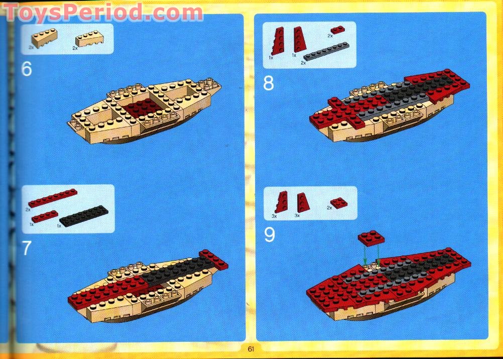 LEGO 4507 Prehistoric Creatures Instructions and Parts List