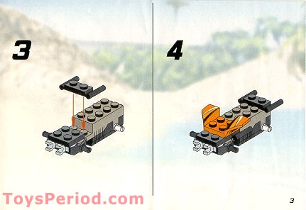 LEGO 4594 Maverick Sprinter and Hot Arrow Instructions and Parts List