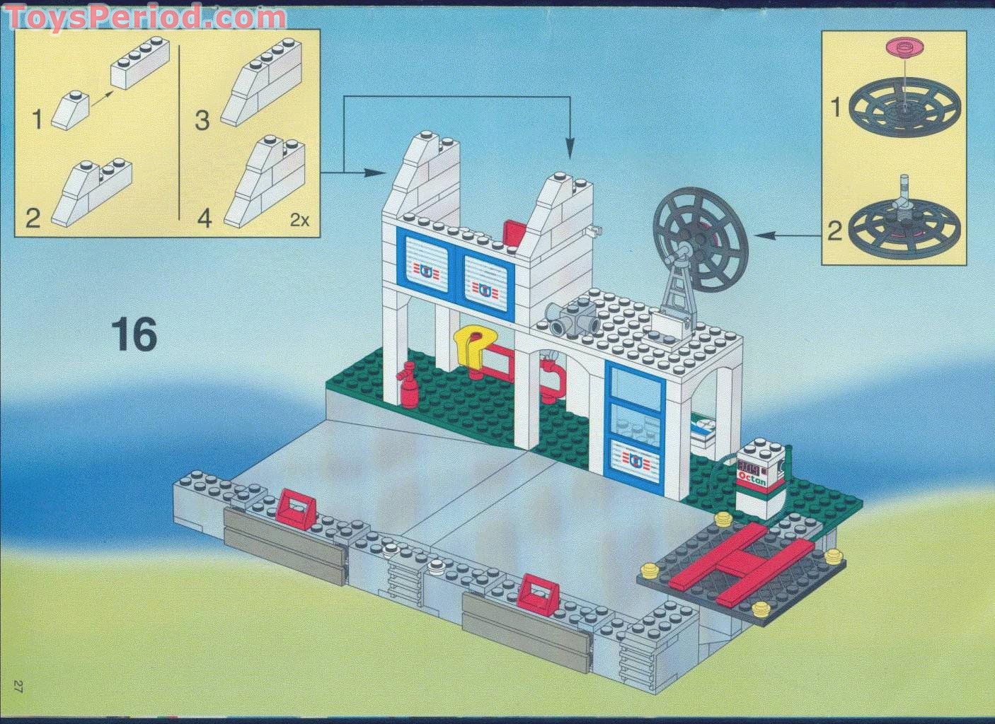 LEGO 6338 Hurricane Harbor Instructions and Parts List
