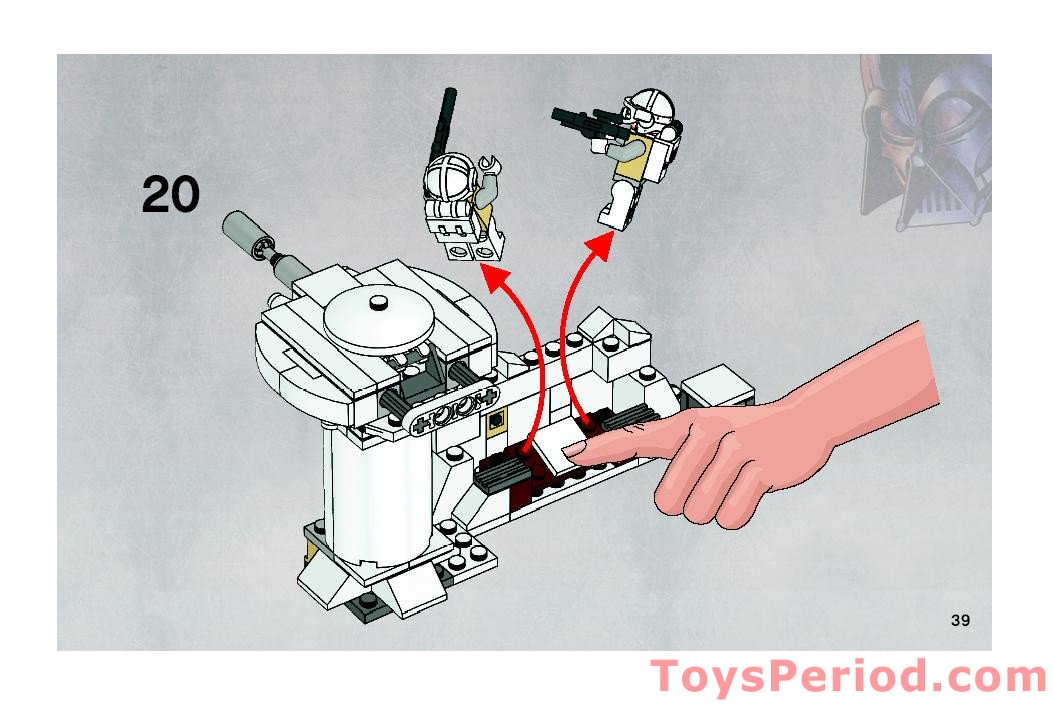 LEGO 7749 Echo Base Instructions and Parts List