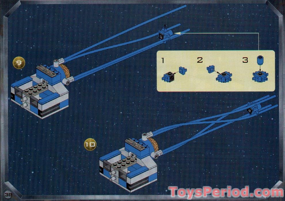 LEGO 7161 Gungan Sub Instructions and Parts List