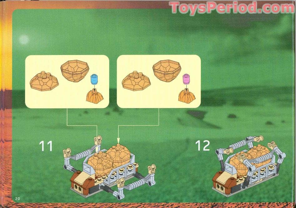 LEGO 7316 Excavation Searcher Instructions and Parts List